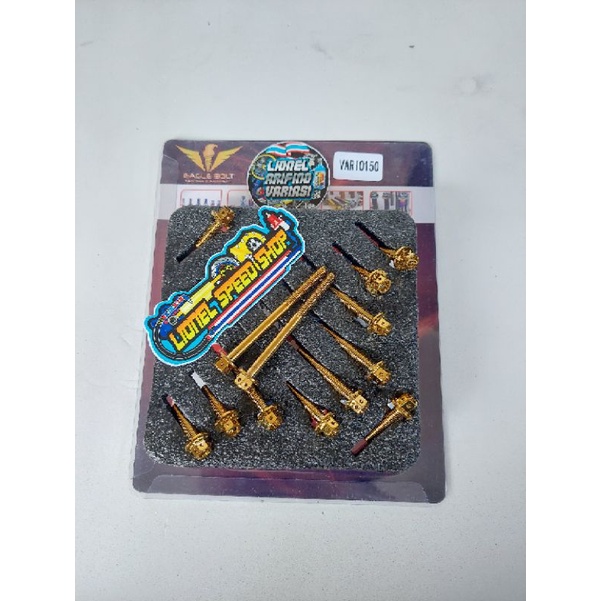 Jual Baut cvt vario 150 vario 125 new probolt flower gold baut box ...