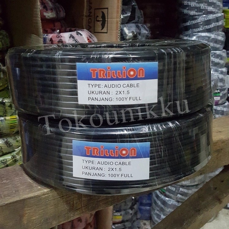 Jual KABEL LISTRIK/AUDIO TRILLION 2 X 1,5MM | Shopee Indonesia