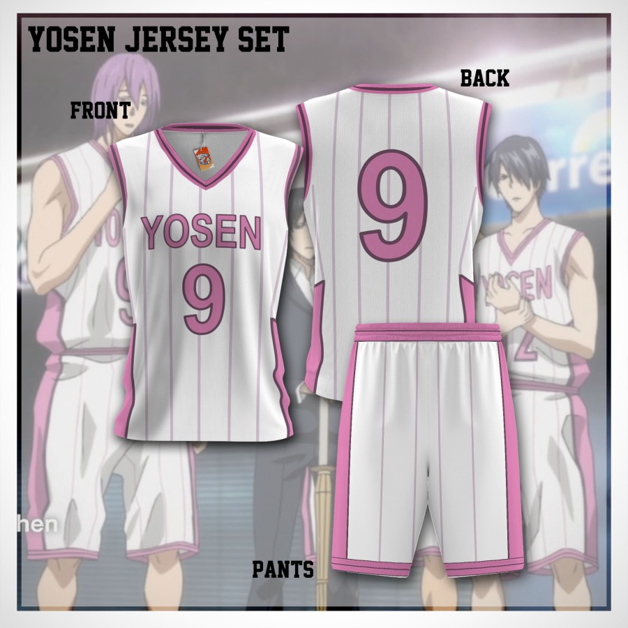 Jual Jersey Baju Kaos Setelan BasketBall Costume Anime Kuroko No Basuke ...