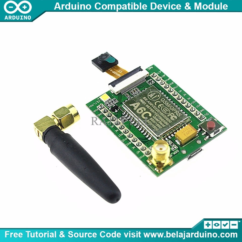 Jual A6C GSM/GPRS + Camera Module Call SMS GPIO Ai-Thinker for Arduino ...