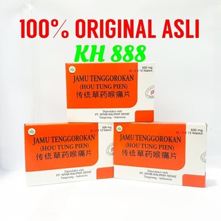 Jual Obat China Cina Jamu Tenggorokan (Hou Tung Pien) - Obat sariawan ...