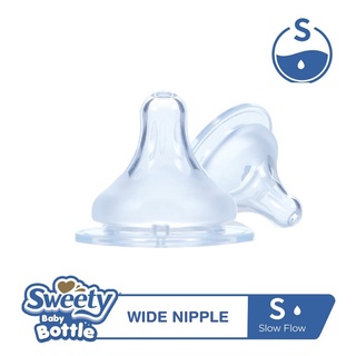 Jual DOT BOTOL - SWEETY BOTTLE WIDE NIPPLE S / ULTRA WIDE NIPPLE M ...