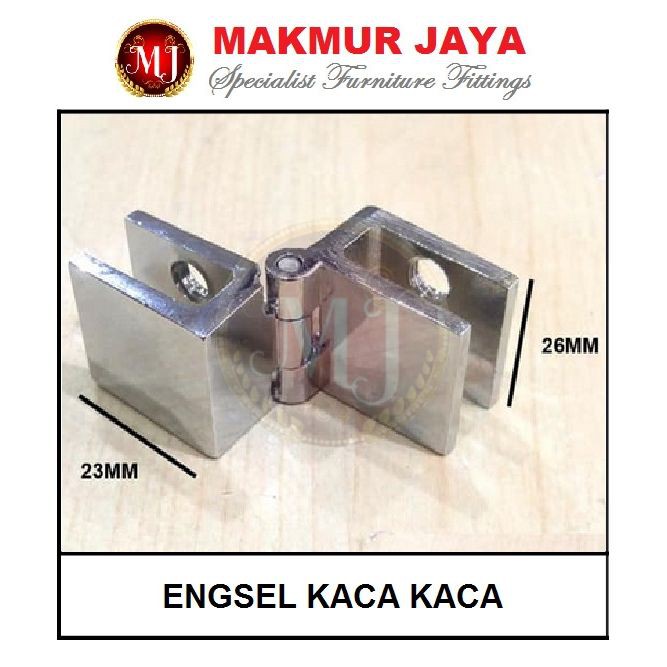 Jual Engsel Jepit Kaca ke Kaca / Engsel Pintu Kaca Etalase 90 Derajat ...