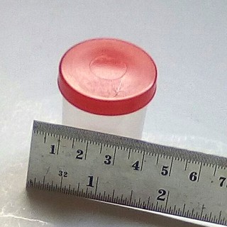 Jual Pot Urin Urine Sampel Sample Botol Organ 20 ml Tutup Merah Cup ...
