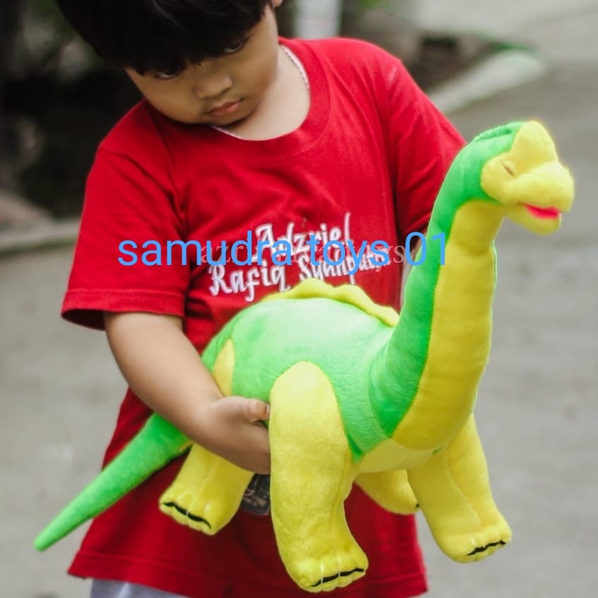 Jual Boneka Dinosaurus Brontosaurus XL Mainan Anak Ukuran 45 cm ...