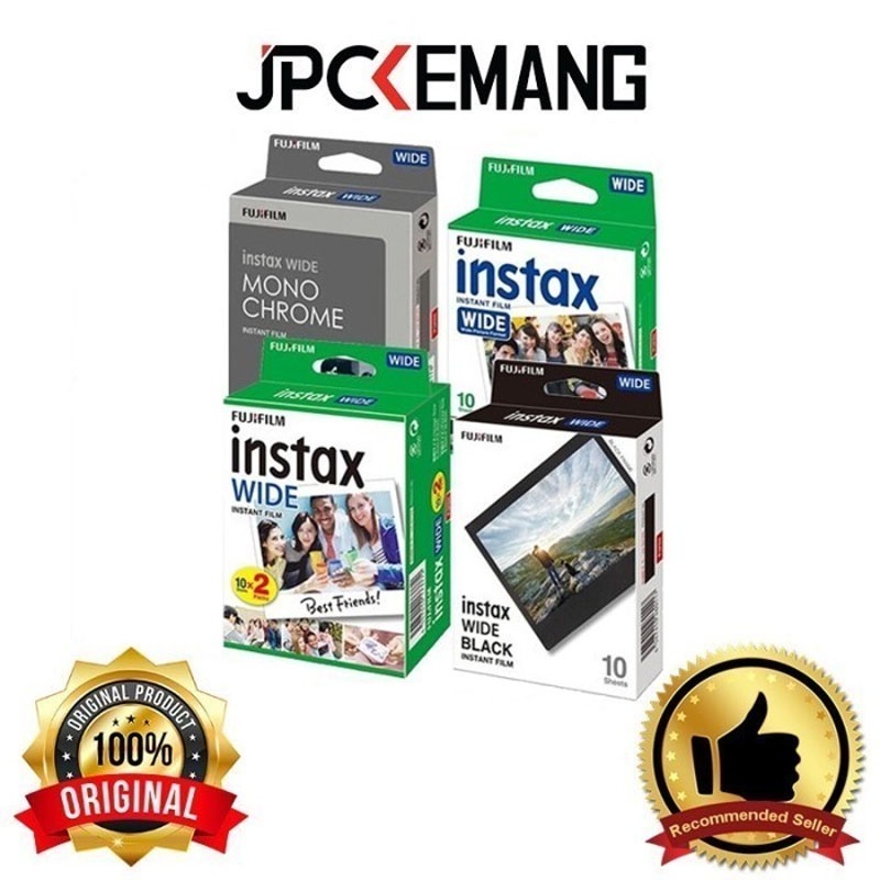 Jual Paper Film Instax Wide Fujfilm Instax Wide Refill Paper Original ...