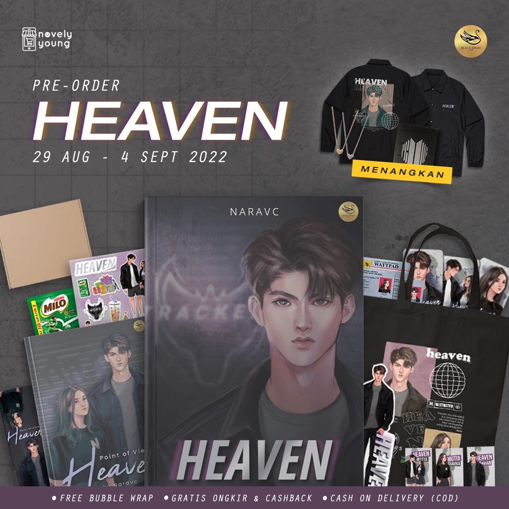 Jual Novel Heaven - Naravc - Black Swan Books | Shopee Indonesia