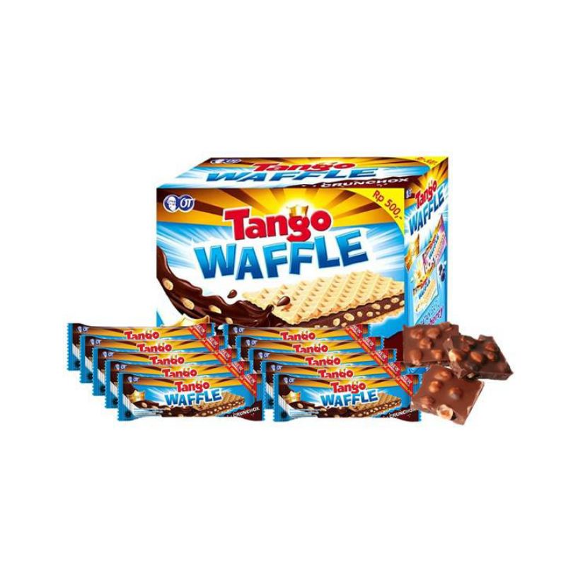 Jual TANGO WAFFLE CRUNCH CHOX 20 X 7 GRAM SNACK CEMILAN JAJANAN WAFER ...