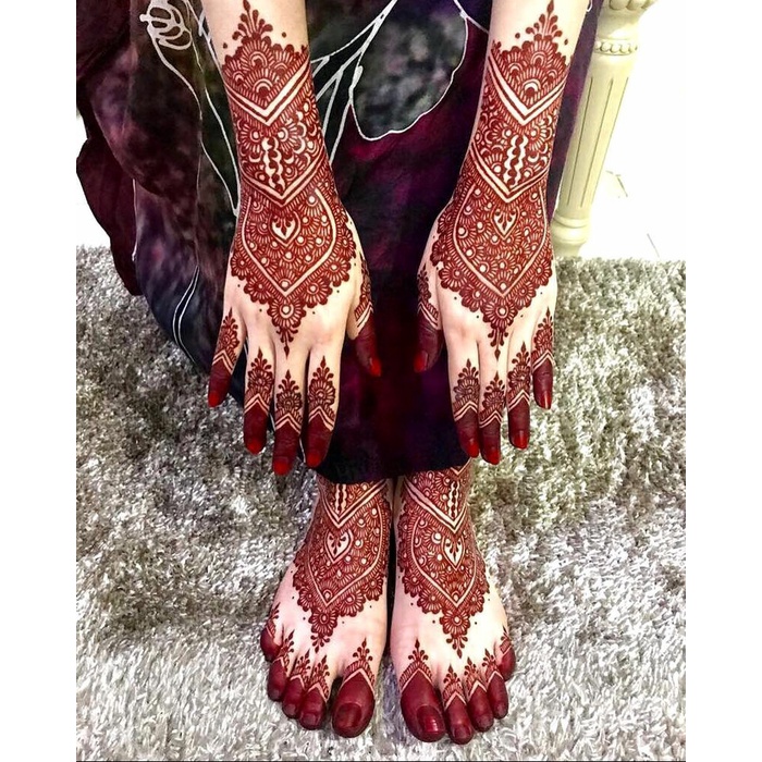 Jual Henna Tangan Rani Cone RK Aneka Warna India Herbal Hena Kuku ...