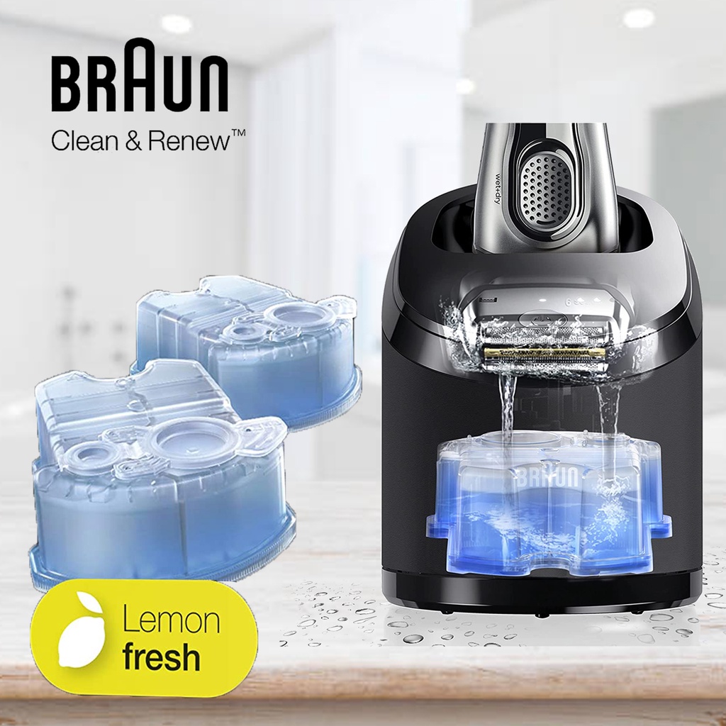 Jual Braun Clean & Renew Refill Cartridge, Pembersih Shaver Clean ...