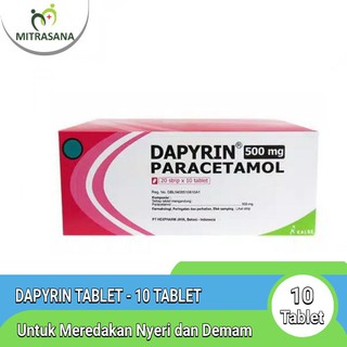 Jual Dapyrin Tablet - Obat Dapyrin dengan Kandungan Paracetamol 500 MG ...