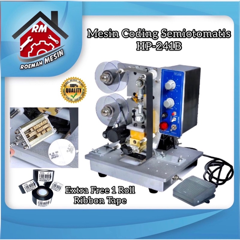 Jual Mesin Coding/cetak tanggal kadaluarsa/expired date type HP-241B ...
