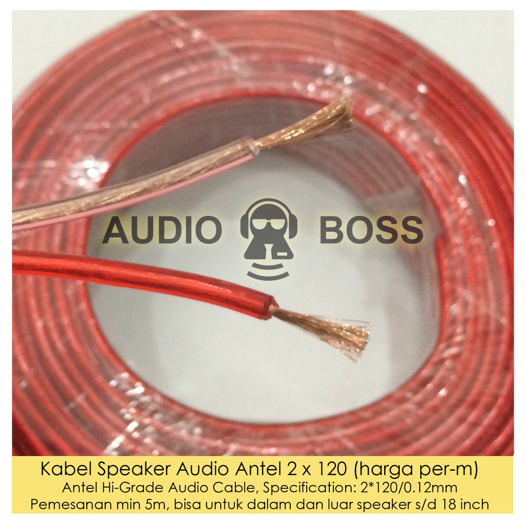Jual Kabel Speaker kabel Speker kabel Audio Antel 2 x 120 2x120 / 0.12 ...