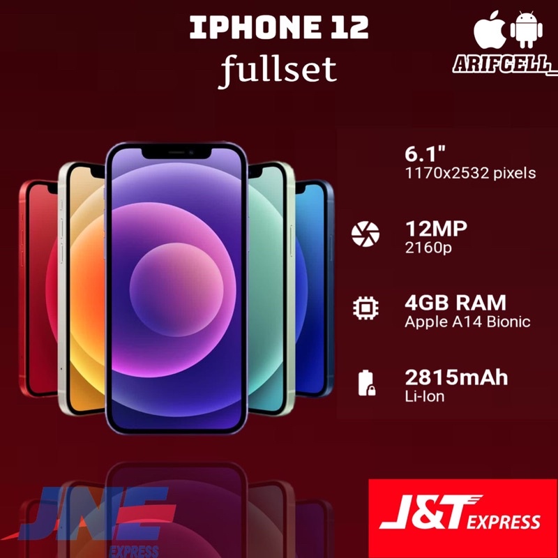 Jual IP 12 128GB | 64GB BEKAS ORIGINAL 100% MULUS SEPERTI BARU | Shopee ...