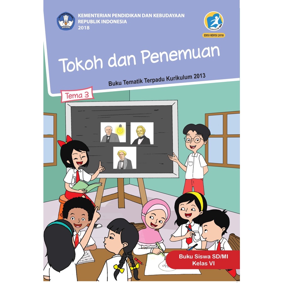 Jual Buku siswa Kelas 6 Tema 3 Tokoh dan Penemuan | Shopee Indonesia