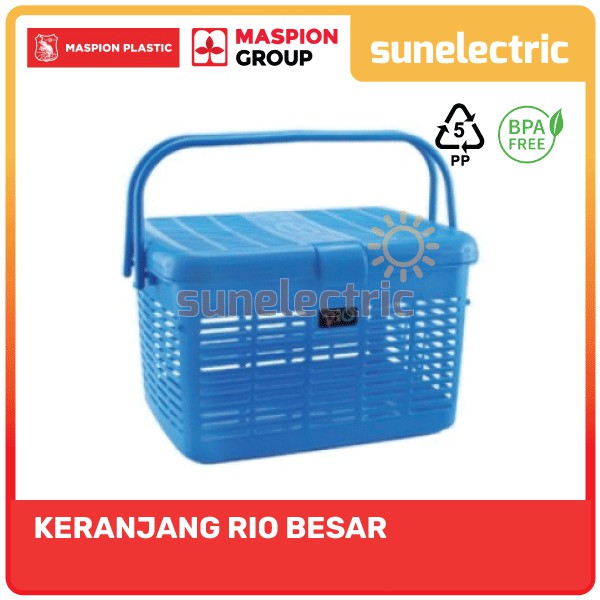 Jual Maspion PLA Keranjang Plastik Rio Besar (Untuk Piknik / Hewan ...