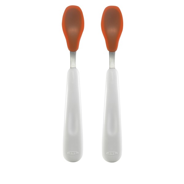 Jual OXO Tot Feeding Spoon Set Orange | Shopee Indonesia