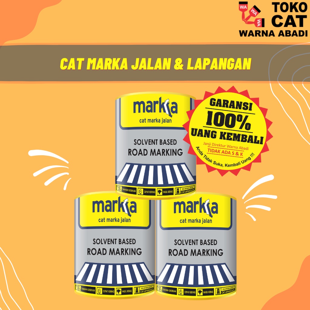 Jual CAT MARKKA UNTUK PENGECATAN JALAN, ZEBRA COSS , LANTAI PARKIR ...
