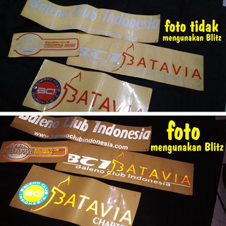 Jual Cutting Sticker Scotlight Reflektif Bahan Asahi Custom Nama Logo ...
