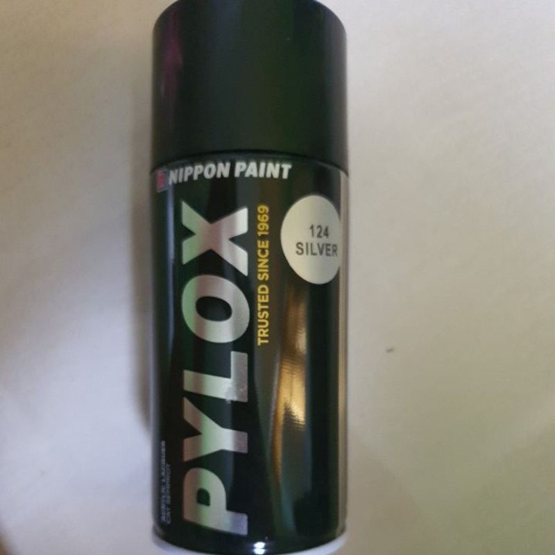 Jual pylox silver 124 300cc / pilok cat semprot | Shopee Indonesia