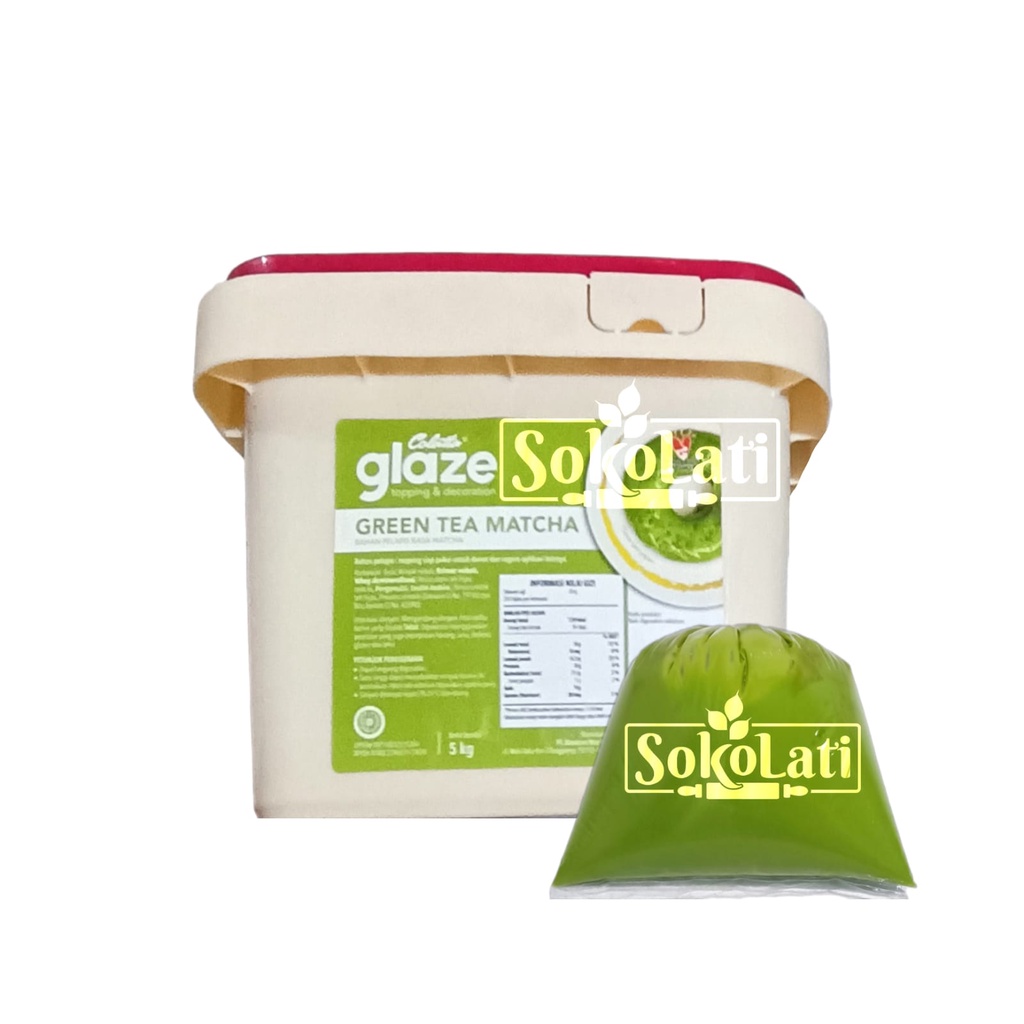 Jual Colatta Glaze Green Tea / Topping Donat Green Tea 500gr | Shopee ...
