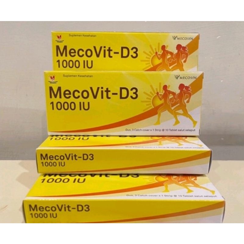 Jual Mecovit Vitamin D3 1000 UI (3x10 Tablet) Indonesia|Shopee Indonesia