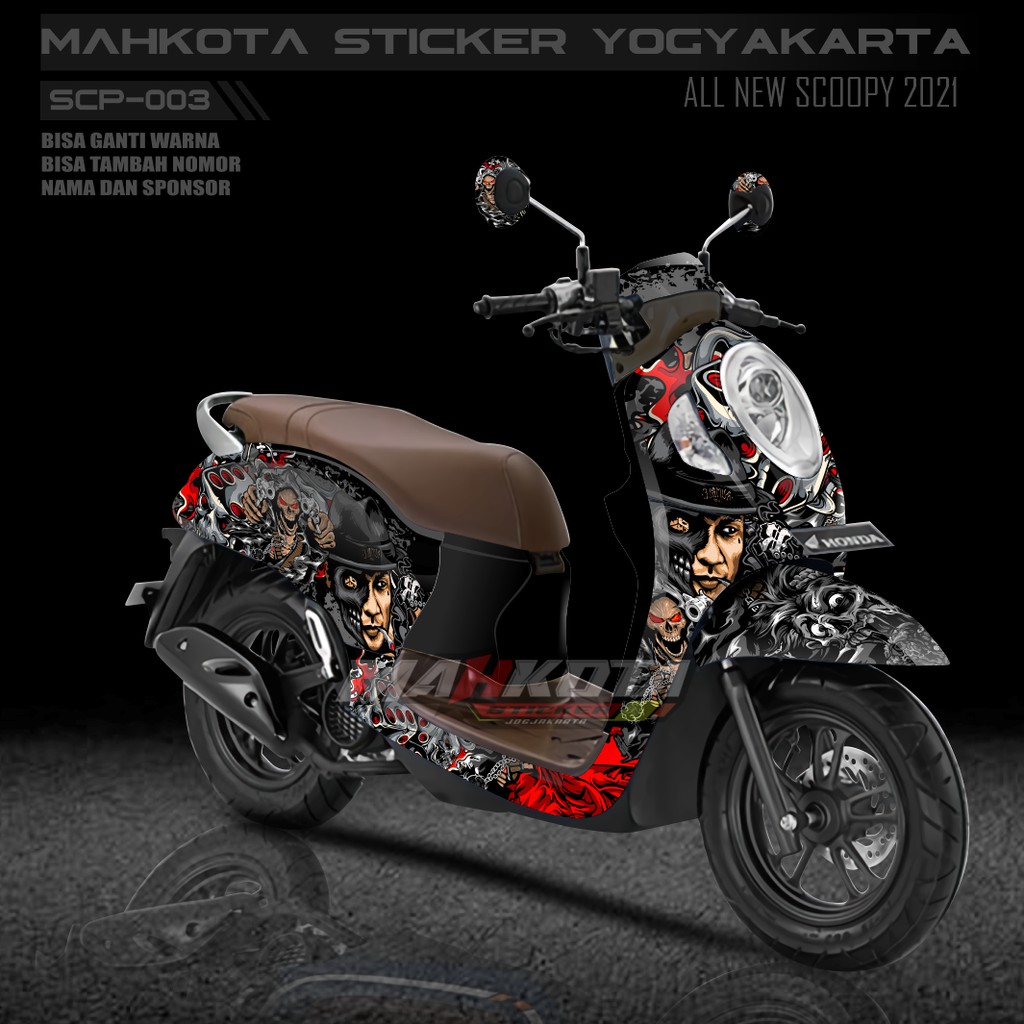 Jual Decal scoopy decal scoopy full body blok dekal decal scopy all new ...
