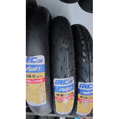 Jual BAN IRC FASTI 1 2 PRO ukuran 90 80 17 SOFT COMPOUND SATUAN ...