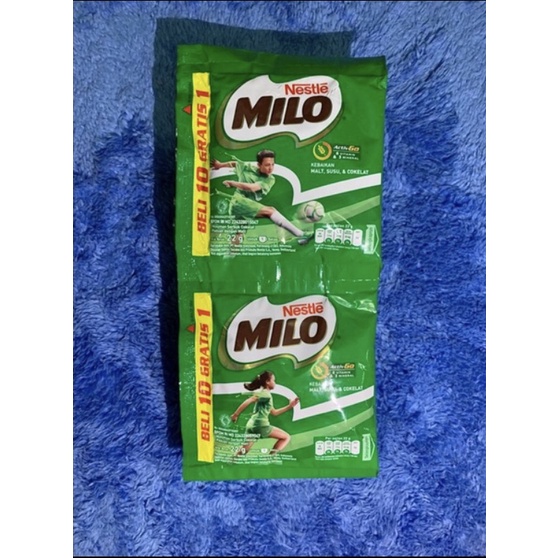Jual Minuman Milo Renteng 22gr (10 sachet gratis 1 sachet) | Shopee ...