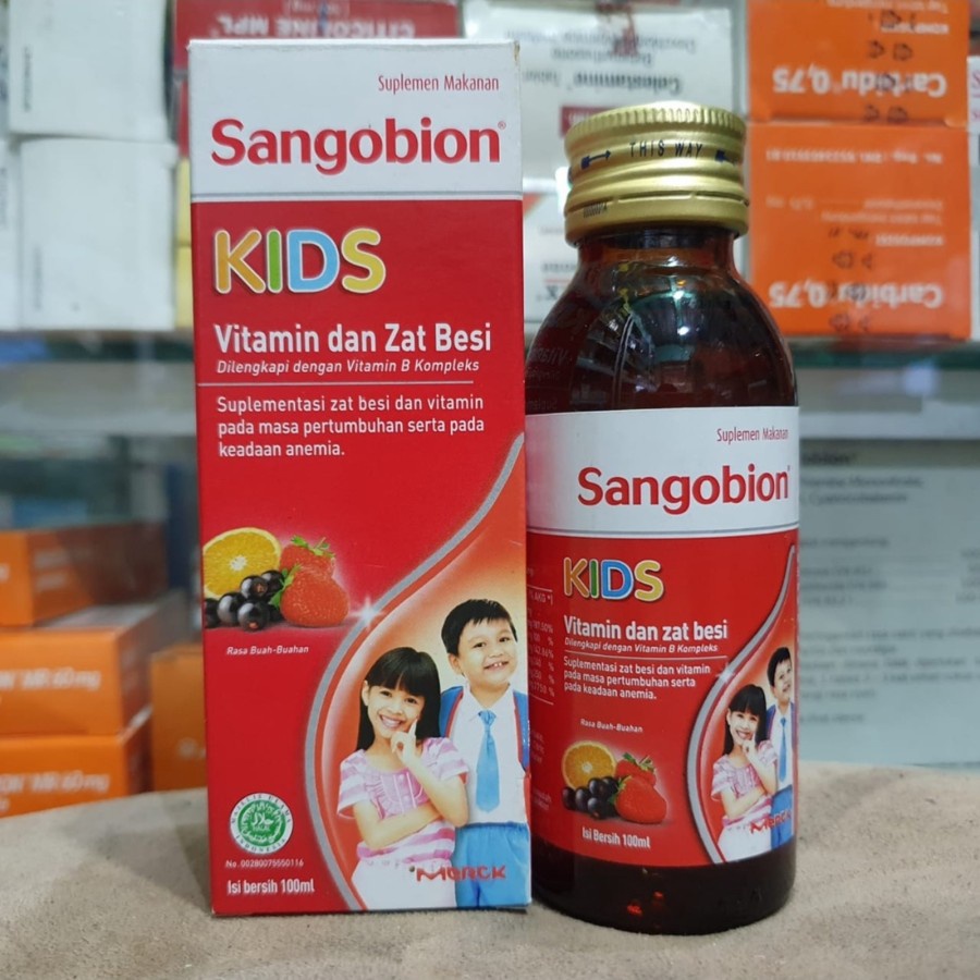 Jual Sangobion Kids Suplemen Makanan 100 ml | Shopee Indonesia