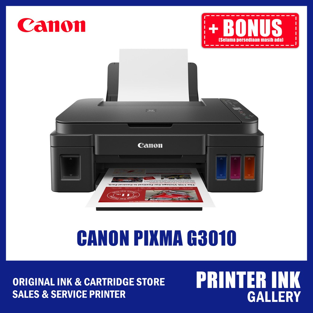 Canon Pixma G3010 All-in-One Printer (Print Scan Copy) + WiFi | Shopee ...