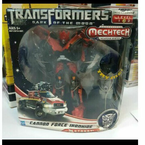 Jual Transformers Dark Of The Moon Cannon Force Ironhead Mechtech Hasbro Original | Shopee Indonesia