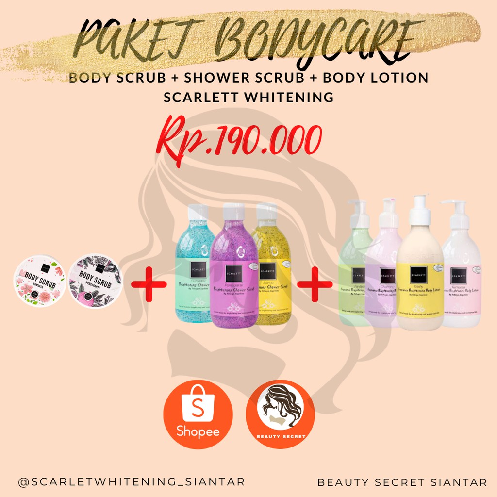 Jual Paket Bodycare ( lulur + sabun + lotion) | Shopee Indonesia