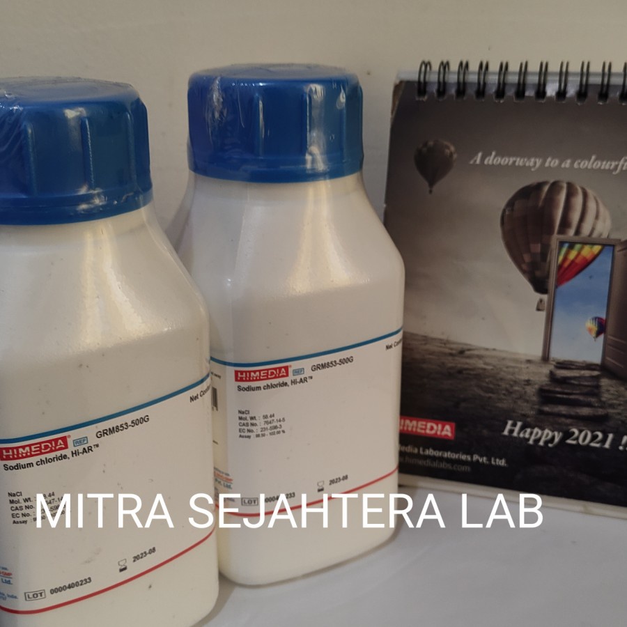 Jual Sodium Chloride NaCl Himedia 500 gram GRM853 Garam Lab Natrium ...