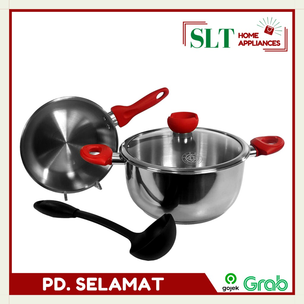 Jual Panci Supra Set DIAMOND SET Supra Original Panci Stainless Asli ...