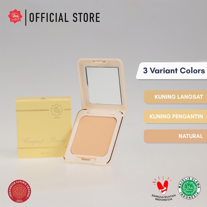 Jual Viva Queen Compact Powder ( tersedia 3 varian warna ) | Shopee ...