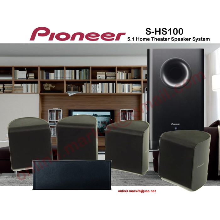 Pioneer s-hs100 speaker set
