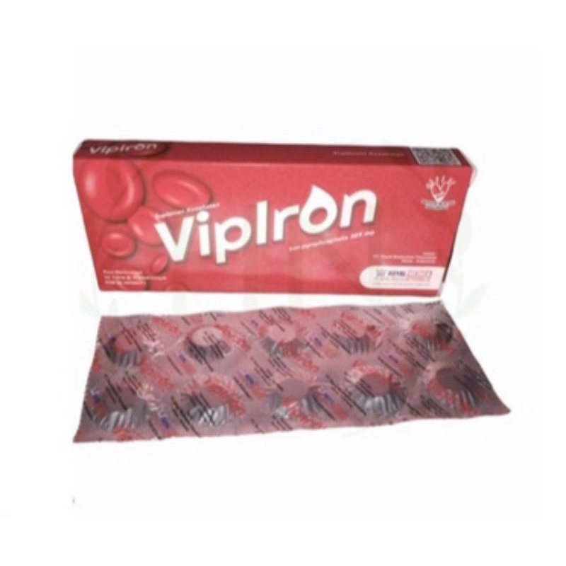Jual VipIron (Suplementasi Anti Anemia/Tambah Darah Rasa Blackcurrant ...