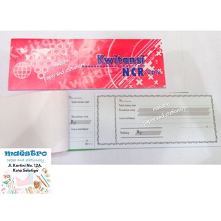 Jual Kuitansi NCR 2 Ply / Kuitansi Rangkap / Tembus / Buku Kwitansi ...
