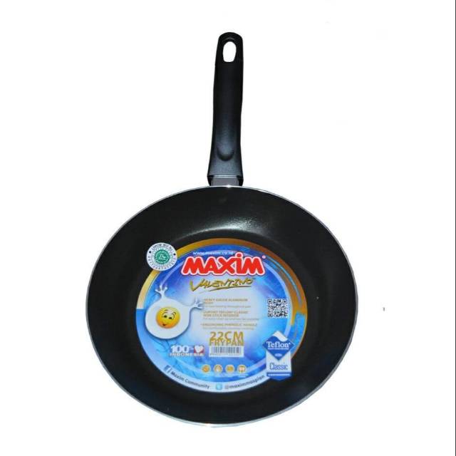Jual RANTANGSHOP MAXIM FRYPAN 22 TEFLON ANTI LENGKET PENGGORENGAN ...