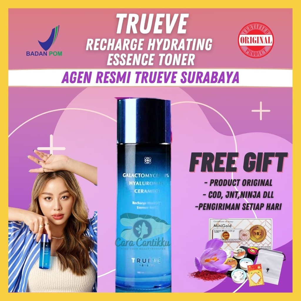 Jual Trueve Recharge Hydrating Essence Toner Indonesia|Shopee Indonesia