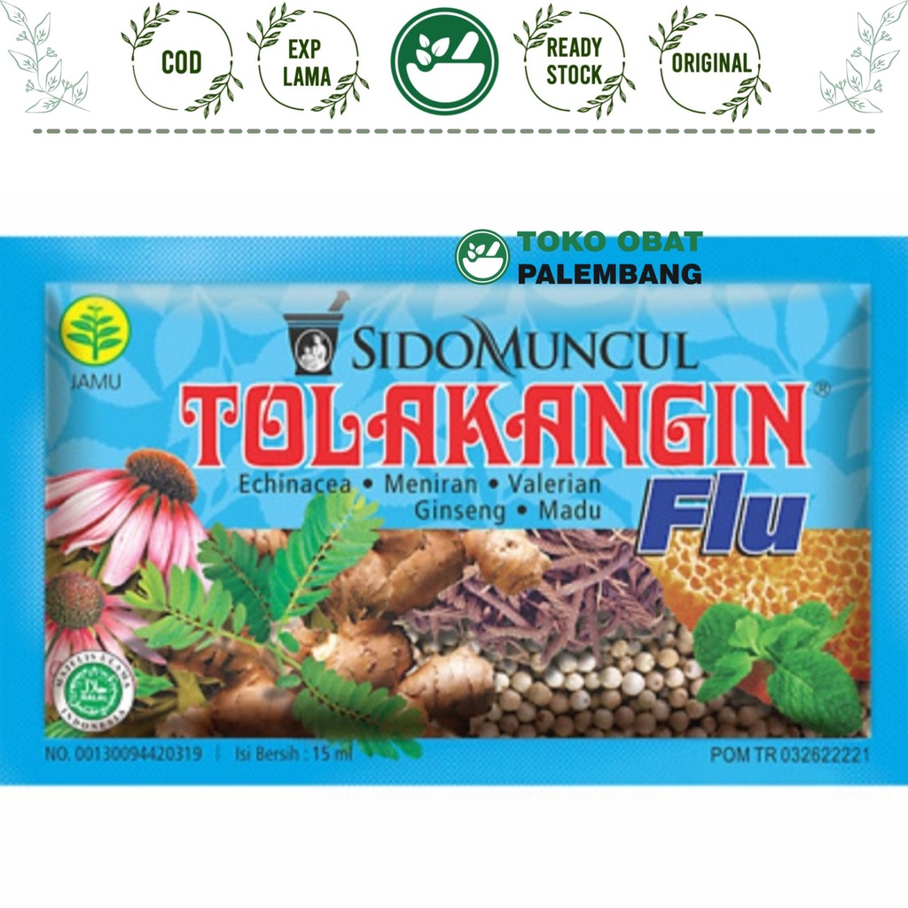 Jual 1 SACHET TOLAK ANGIN FLU SIDOMUNCUL SIDO MUNCUL FLU ECERAN ...