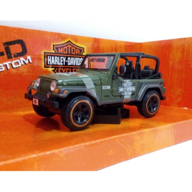 Jual DIECAST MINIATUR MOBIL JEEP WRANGLER RUBICON CUSTOM HD DIECAST JIP ASLI ORIGINAL MAISTO ...