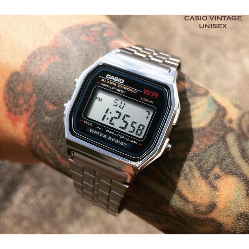 Jual Jam tangan Casio A-159 casual original | Shopee Indonesia