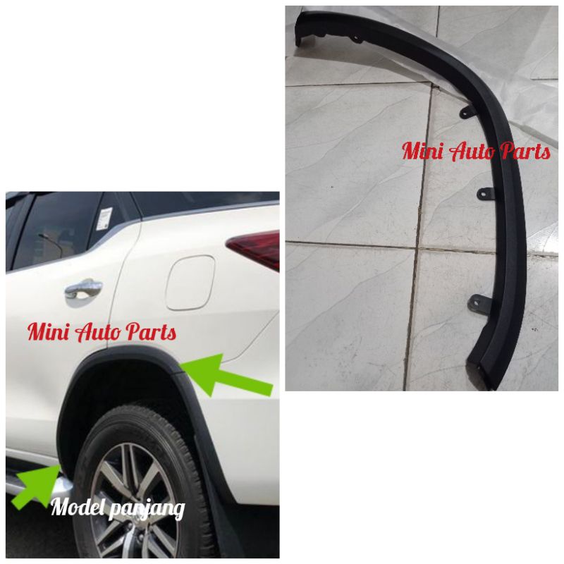 Jual EXTENSION / Over Fender / BODYKIT / Body Kit / FORTUNER Vrz SRZ ...