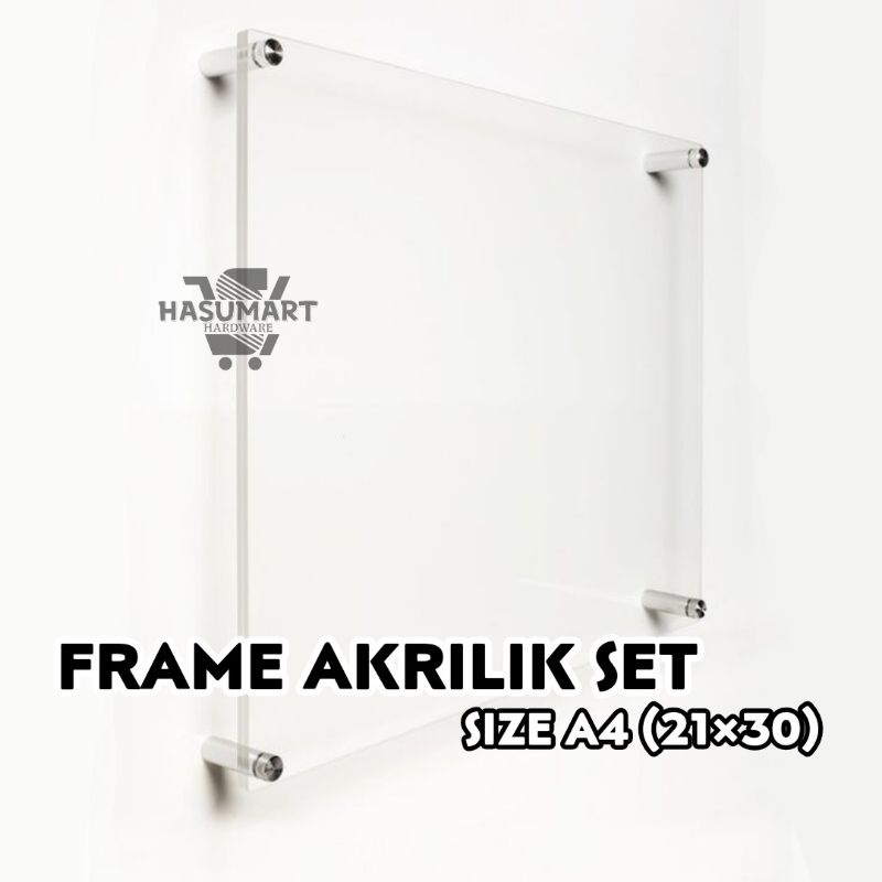 Jual Frame Akrilik A4 Untuk Papan Iklan, Poster, Foto, Lampu Neon ...