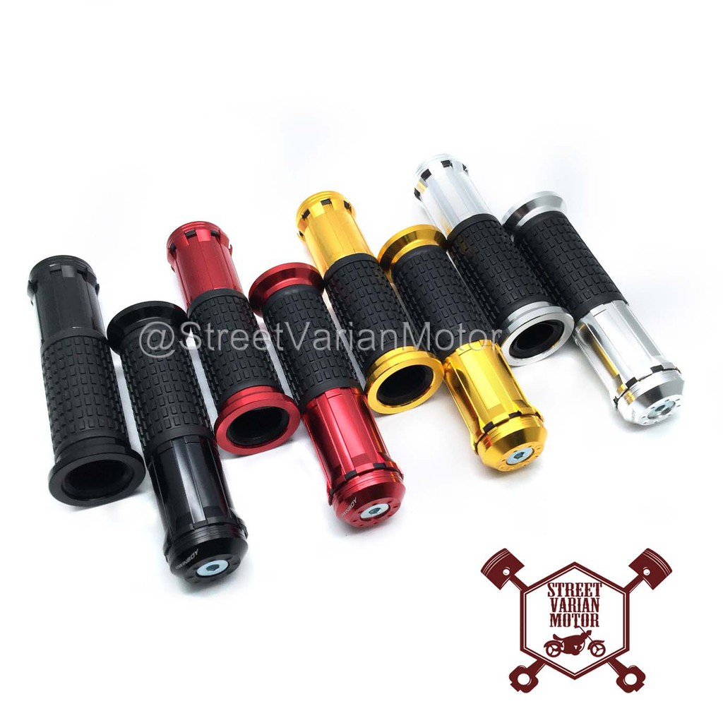 Jual Hand Grip Motor Karet Aluminium Universal | Shopee Indonesia