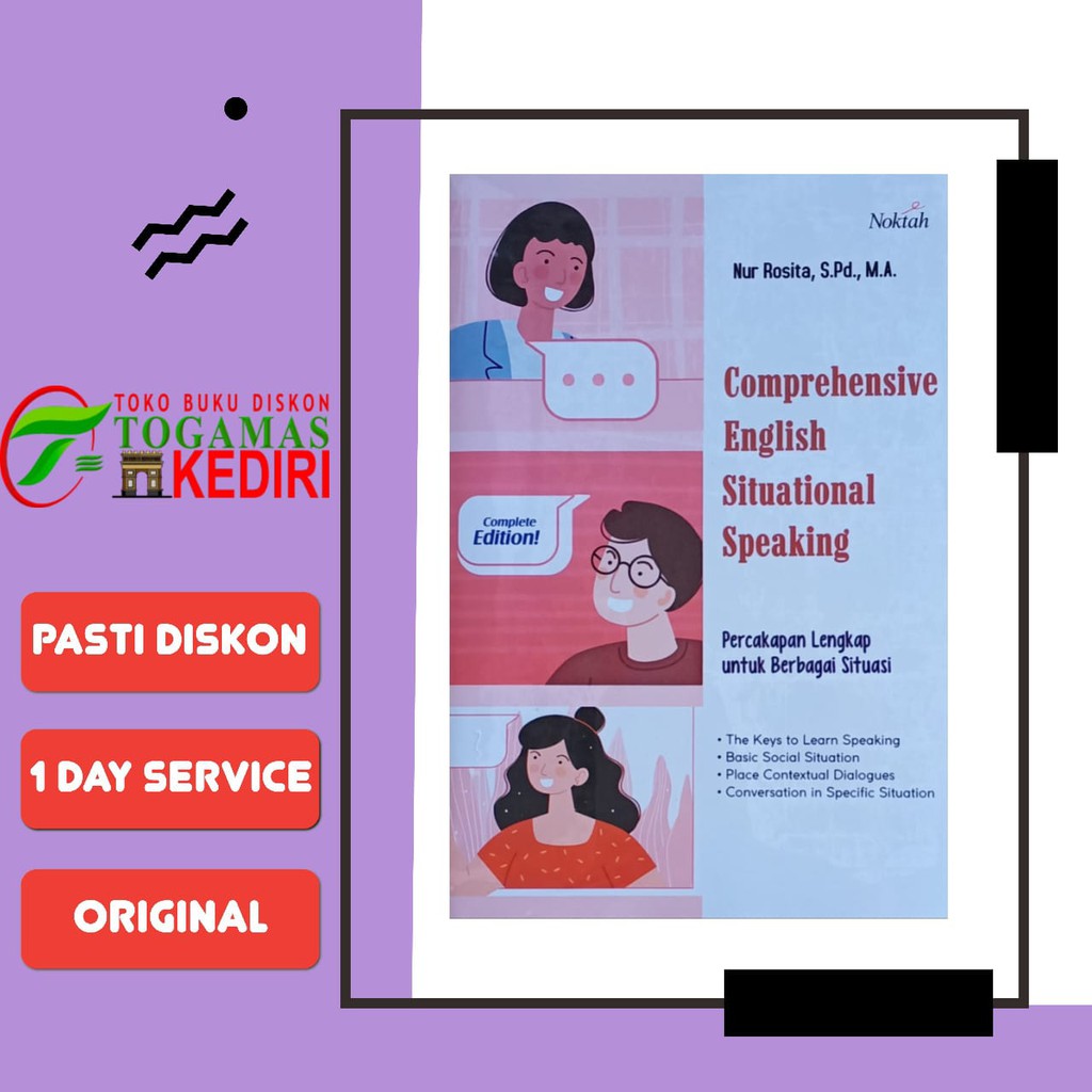 Jual COMPREHENSIVE ENGLISH SITUATIONAL SPEAKING (PERCAKAPAN LENGKAP UNTUK BERBAGAI SITUASI ...