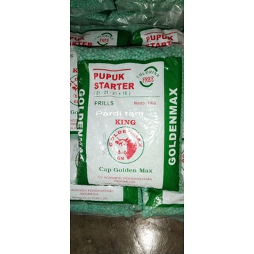 Jual Pupuk NPK Starter 21+21+21+TE Goldenmax 1kg | Shopee Indonesia