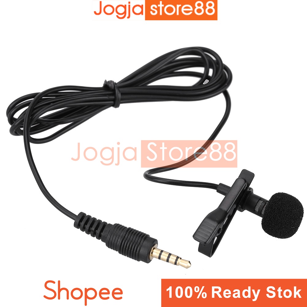 Jual Microphone HP / Laptop / Tablet PC Panjang Kabel 150cm Desain Clip ...